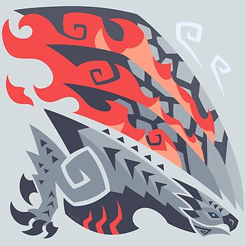 "Valstrax tribal design - Monster Hunter" Sticker for Sale by Amayensis ...
