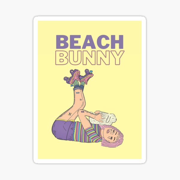 "Beach Bunny" Sticker for Sale by Chelsea Seashell | Redbubble