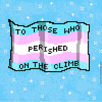 "Celeste Trans Flag" Sticker for Sale by Alice-Cline | Redbubble
