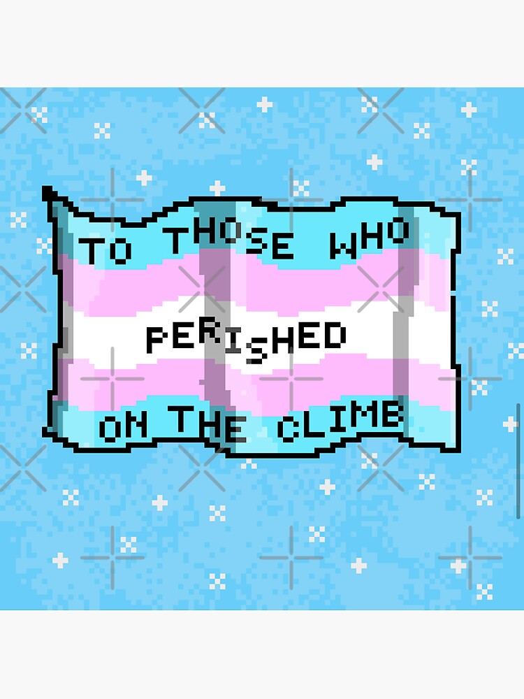 "Celeste Trans Flag" Sticker for Sale by Alice-Cline | Redbubble