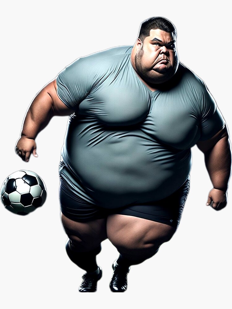 "Big Football Player-Unwinnable Game" Sticker for Sale by HiveMechs ...