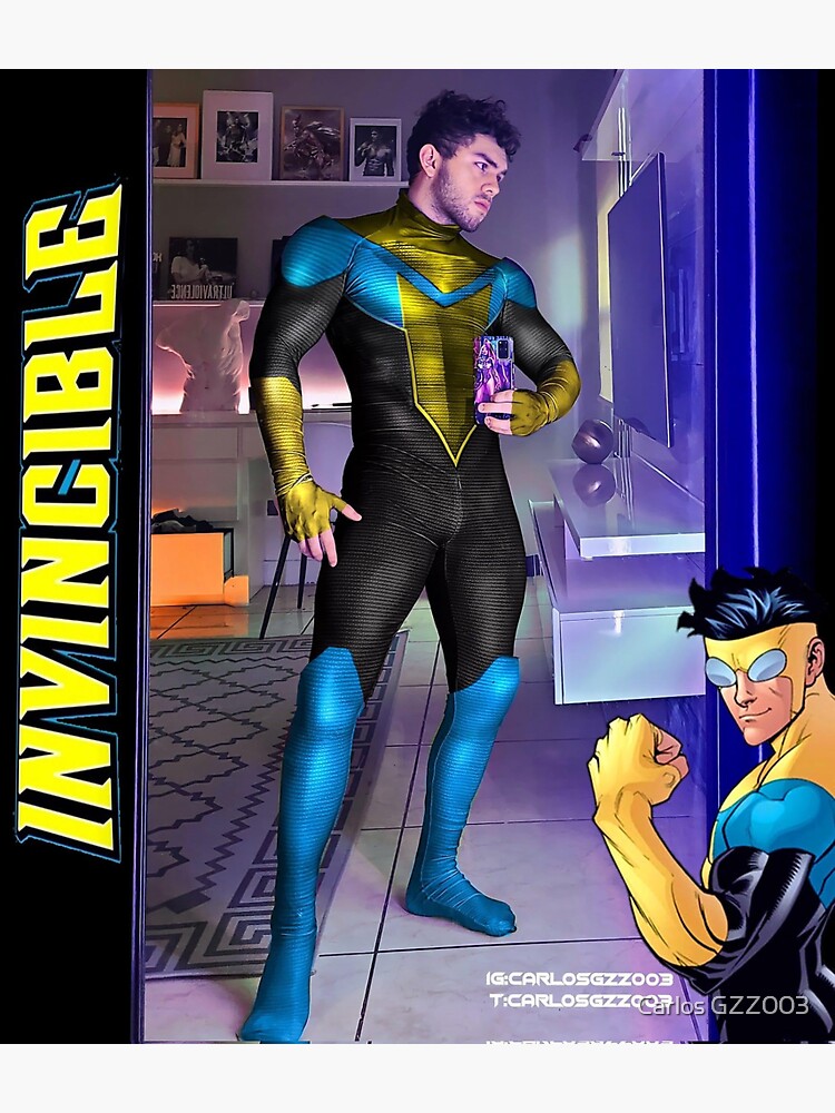 "INVINCIBLE cosplay" Sticker for Sale by Carlos GZZ003 | Redbubble