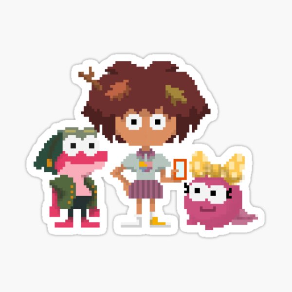 "Amphibia Pixel Art" Sticker by Tam-ink | Redbubble