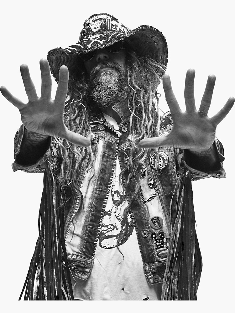"Rob Zombie" Sticker for Sale by DanutaBuch | Redbubble