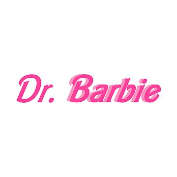 "Dr. Barbie" Sticker for Sale by Maramsu Stickers | Redbubble