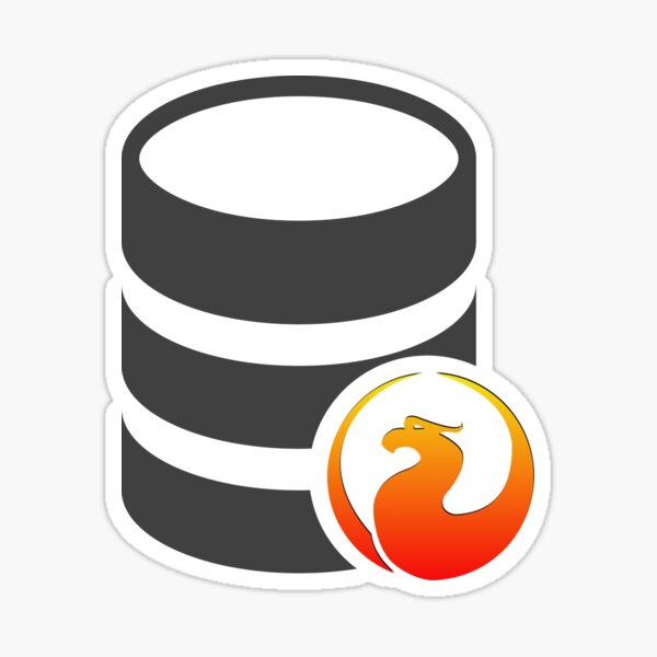 "firebird database" Sticker by yourgeekside | Redbubble