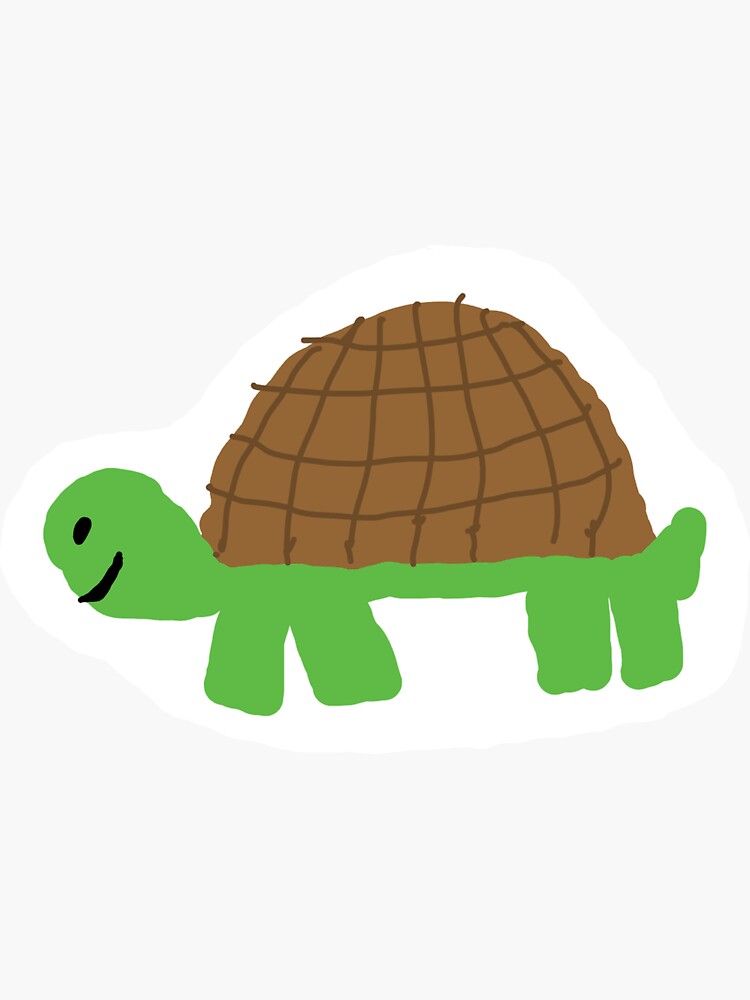 "Turtle" Sticker for Sale by mcbecreative | Redbubble