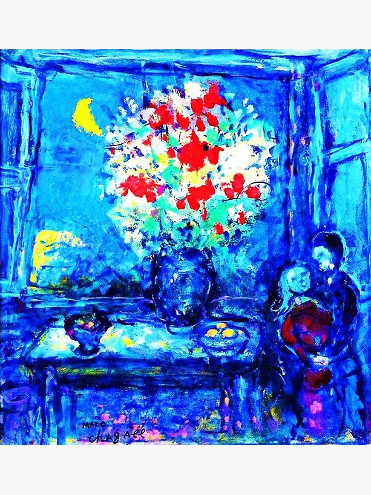 "Marc Chagall Blue Art" Poster for Sale by lyndamiley | Redbubble