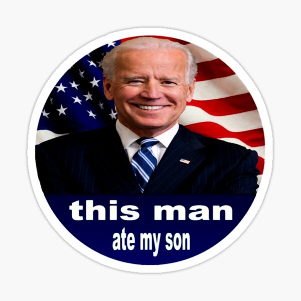 "This Man Ate My Son " Sticker for Sale by leone-laurinda | Redbubble