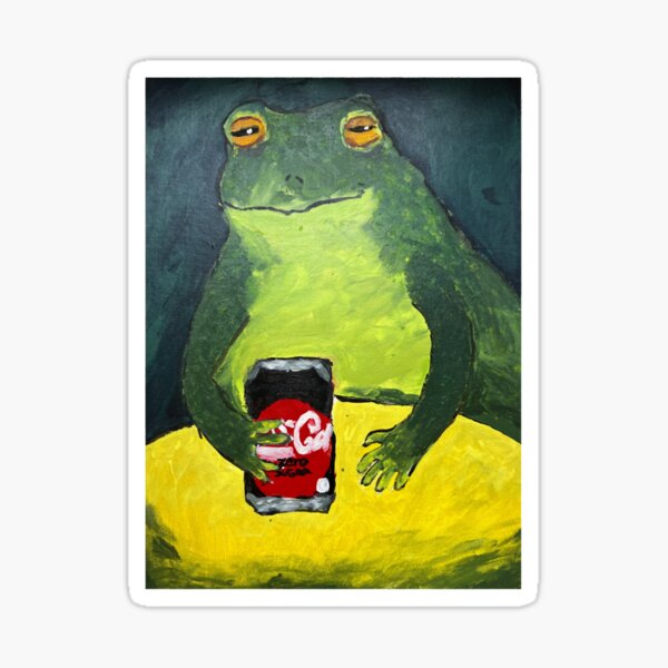 "Diet Coke Frog Premium Scoop" Sticker for Sale by bollin-gerdwana ...
