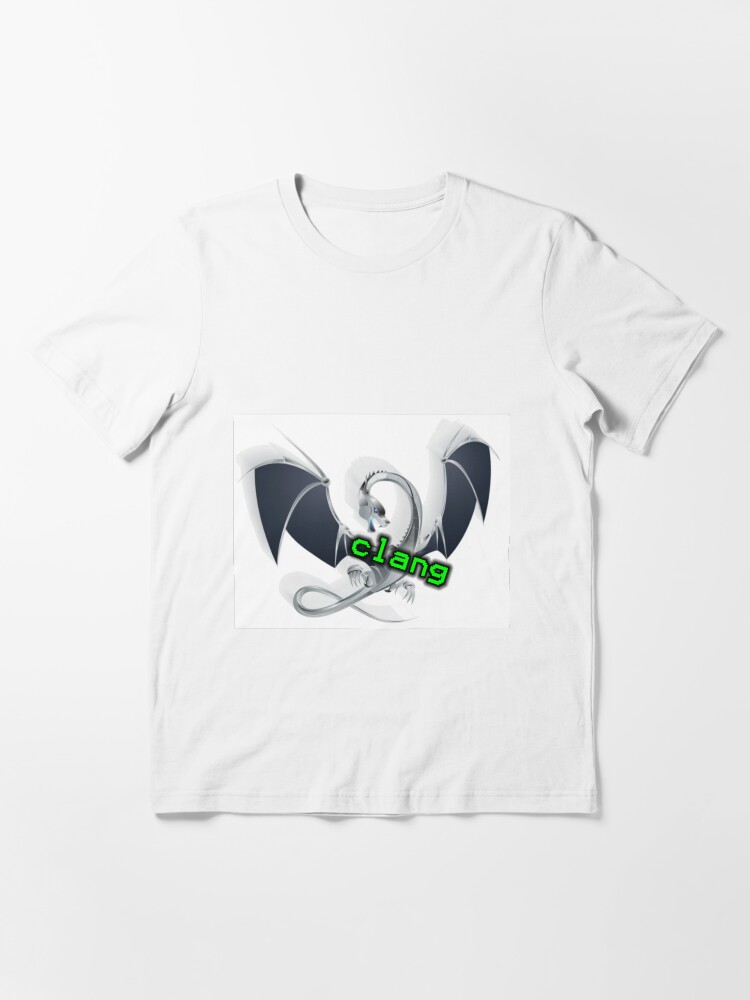 "metal dragon of clang, a C language family frontend for LLVM" T-shirt ...