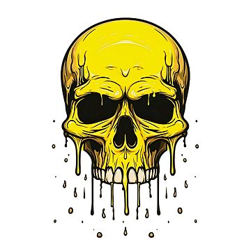 "Colorful Dripping Skull | Colorful Melting Skull | Graffiti Skull ...