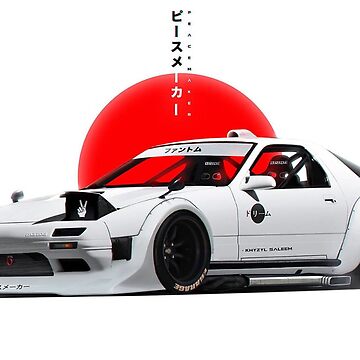 "mazda rx7 fc3s" Sticker by MetalRavenVal | Redbubble