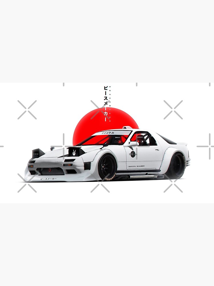 "mazda rx7 fc3s" Sticker by MetalRavenVal | Redbubble