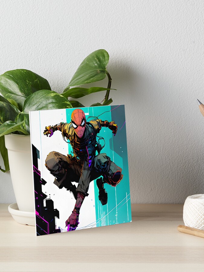 "Spiderman in the spiderverse fan art" Art Board Print for Sale by ...