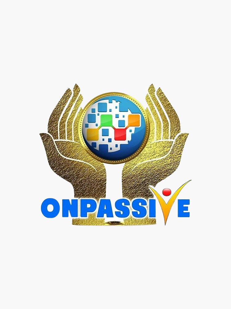 "ONPASSIVE" Sticker for Sale by covid50 | Redbubble