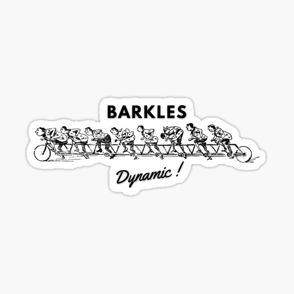 "BARKLES. Dynamic !" Sticker for Sale by BarklesStudio | Redbubble