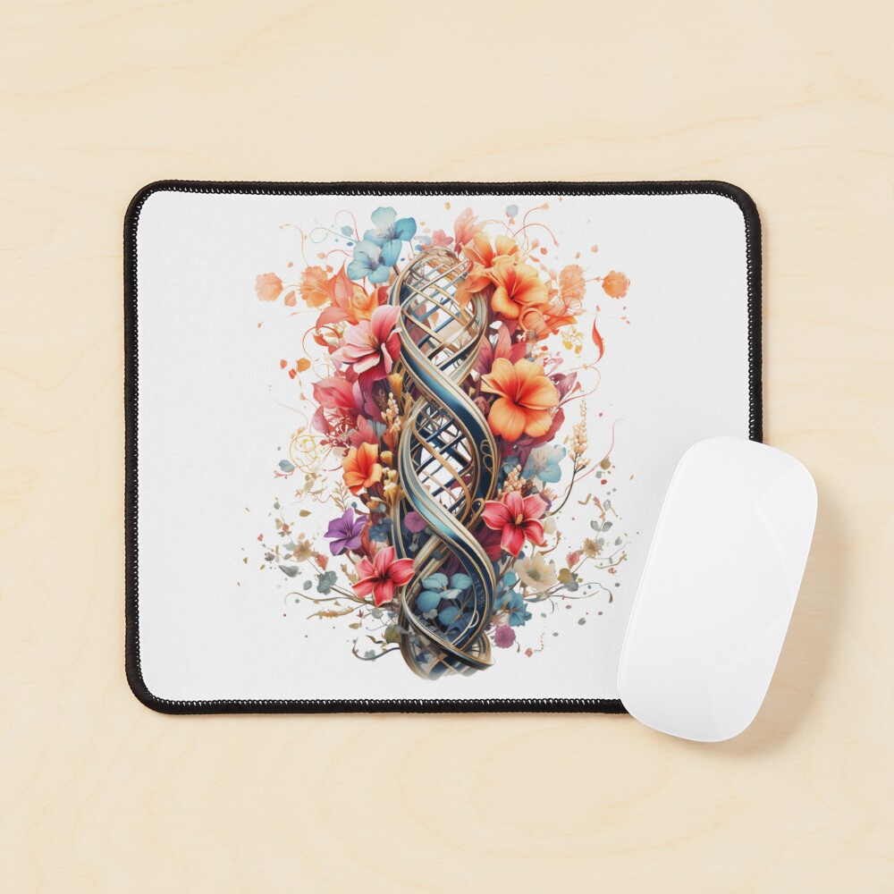 "The Fusion of Science and Nature: Floral-inspired Graphic DNA ...