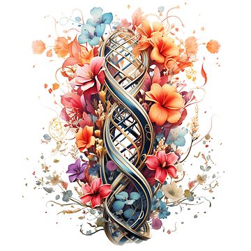 "The Fusion of Science and Nature: Floral-inspired Graphic DNA ...