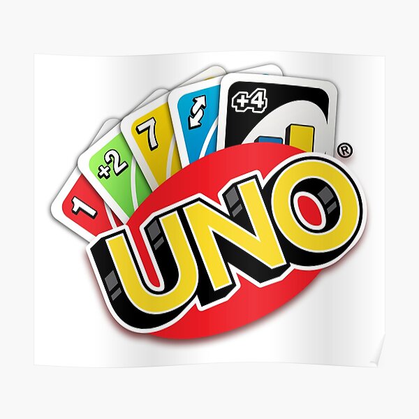 "uno" Poster for Sale by SoDraft | Redbubble