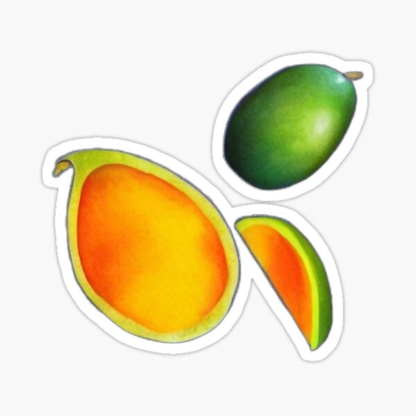 "Three Mangoes N1" Sticker for Sale by thesamesky | Redbubble