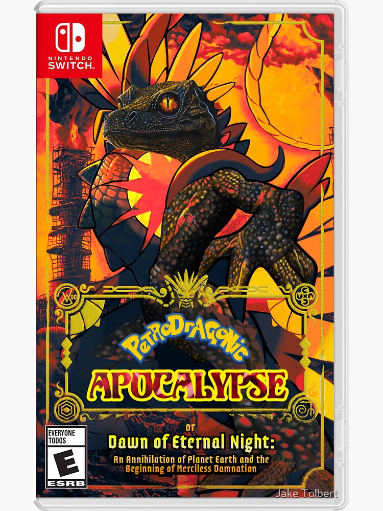 "PokeDragonic Apocalypse - King Gizzard and the Lizard Wizard" Sticker ...