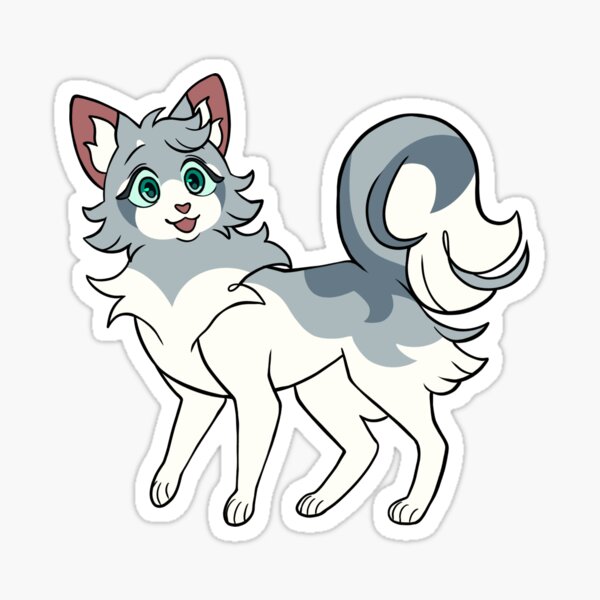 "Frostpaw" Sticker for Sale by Gekkozilla | Redbubble