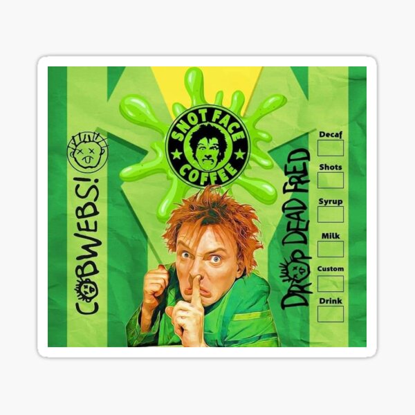 "SNOT FACE COFFE" Sticker for Sale by nael5846 | Redbubble