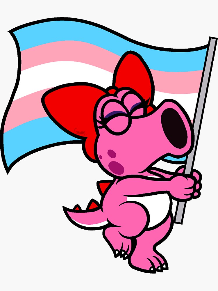 "Prideful Birdo" Sticker for Sale by CaptainQuack64 | Redbubble