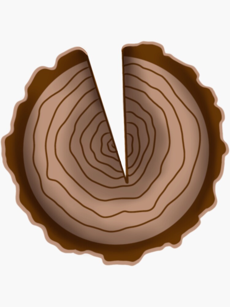 "Tree Cookie " Sticker for Sale by ABerghDesigns | Redbubble