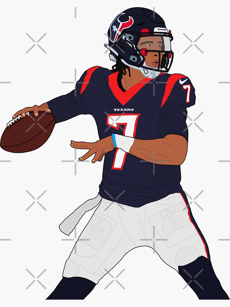 "CJ Stroud Texans" Sticker for Sale by ryanclark12 | Redbubble