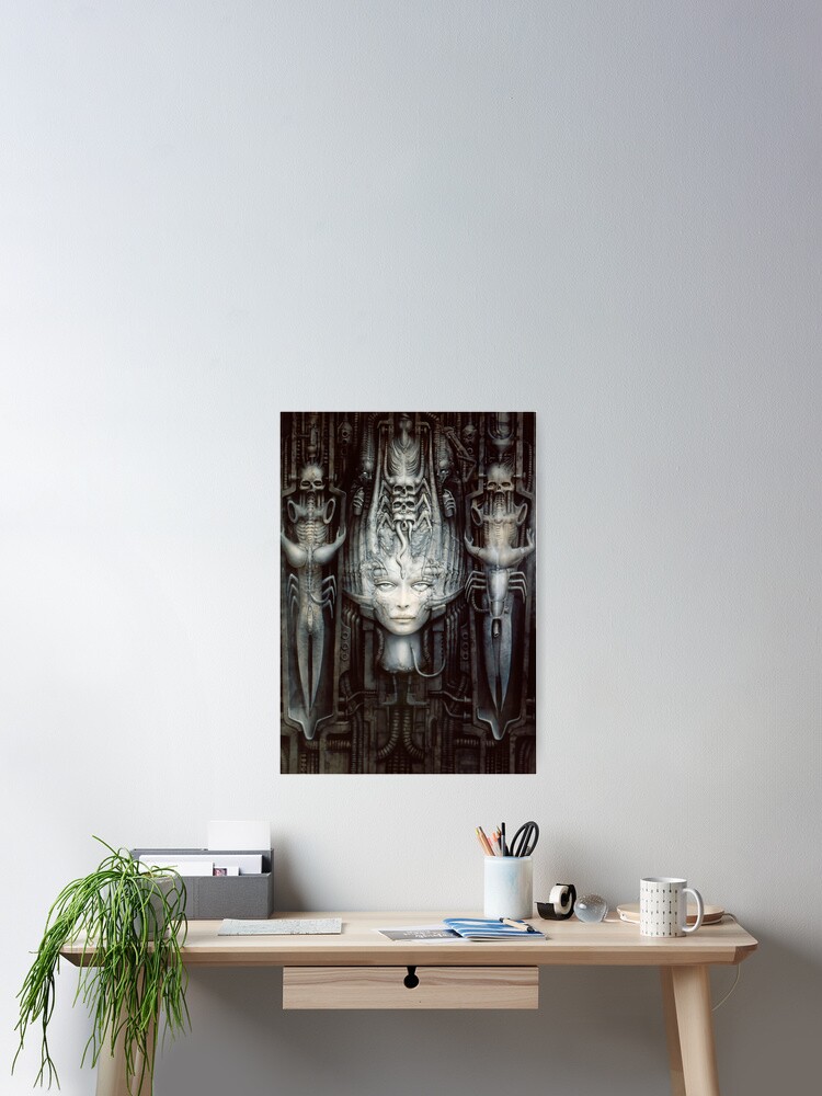"Hr Giger - Li - Painting" Poster for Sale by Creeping Time | Redbubble
