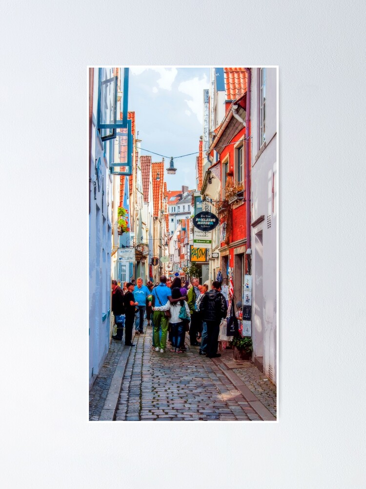 "Narrow Street Art" Poster for Sale by ekacas | Redbubble