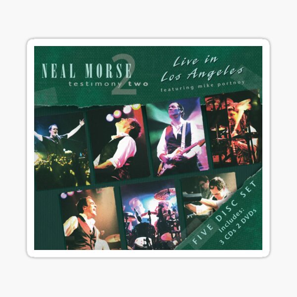 "Neal Morse "Testimony Two, Live in Los Angeles" album cover" Sticker ...