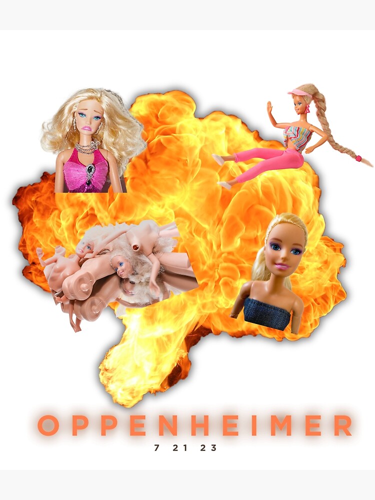 Barbie Movie Oppenheimer Explosion Backpack