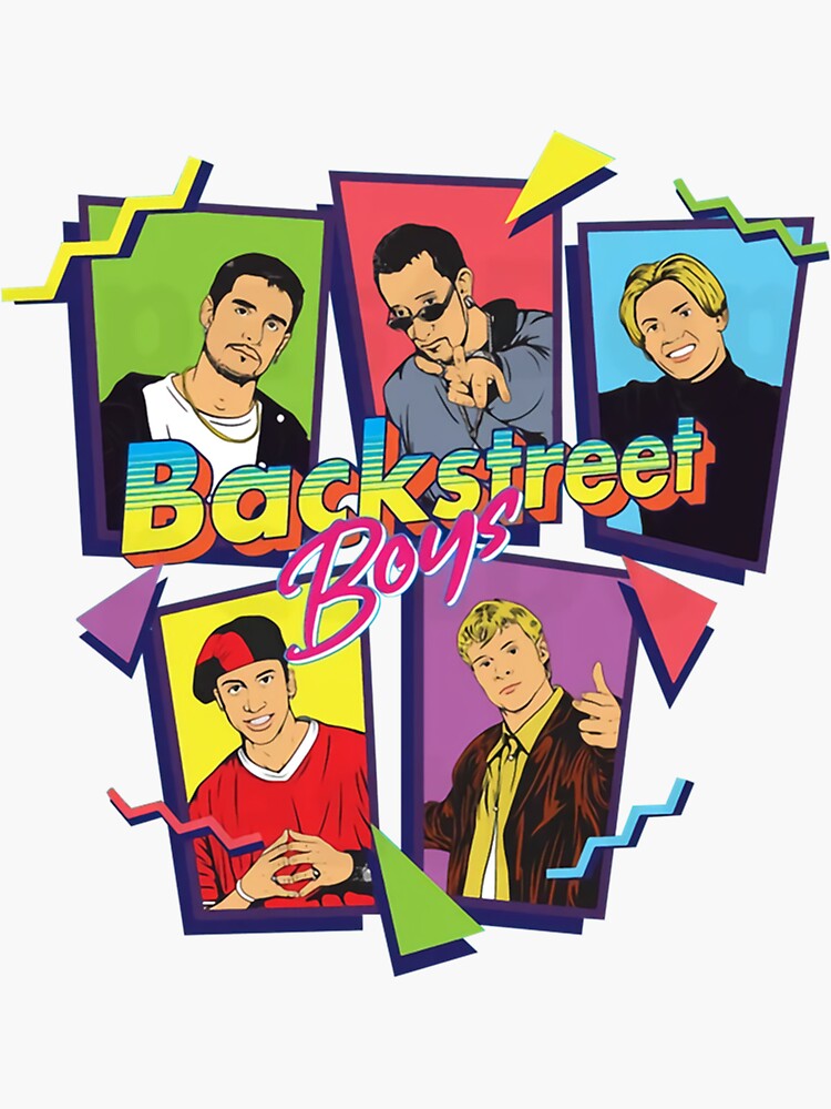"Backstreet Boys Classic Vintage Art" Sticker for Sale by ...