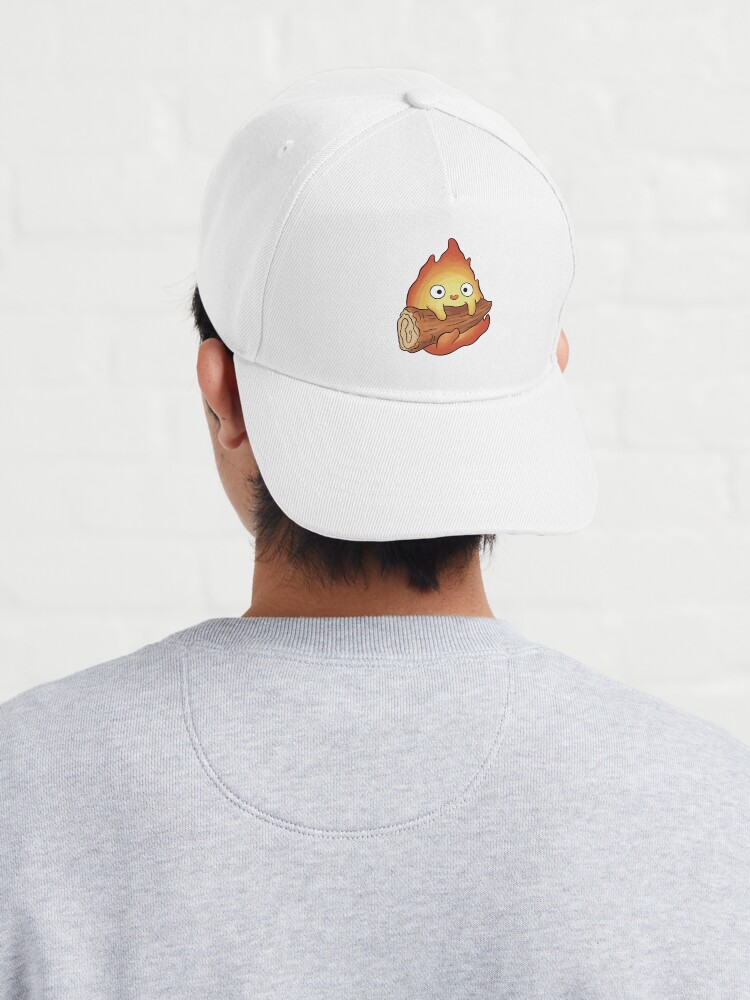 "Calcifer" Cap for Sale by alliegriese | Redbubble