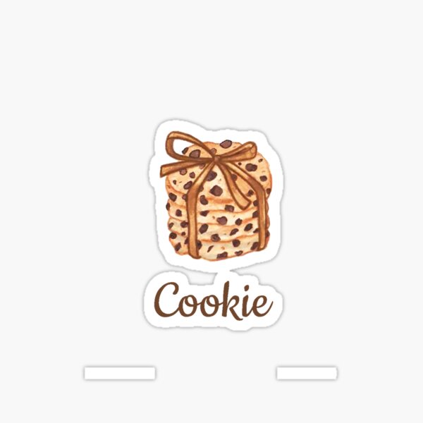 "Cute Cookie - Food illustration" Sticker for Sale by animateastory ...