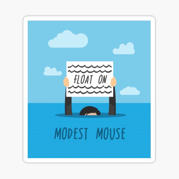 "Modest Mouse" Sticker for Sale by robocat2000 | Redbubble