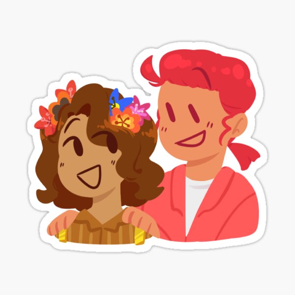 "Suitcase and Balloon humanized (Inanimate Insanity)" Sticker for Sale ...