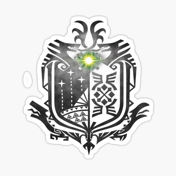 "monster hunter world logo" Sticker for Sale by RavishingRyan | Redbubble