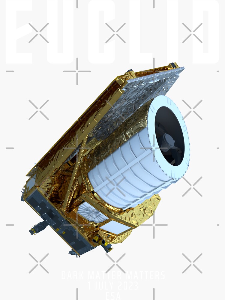 "Euclid Mission 2023 Launch Day Souvenir" Sticker for Sale by ...