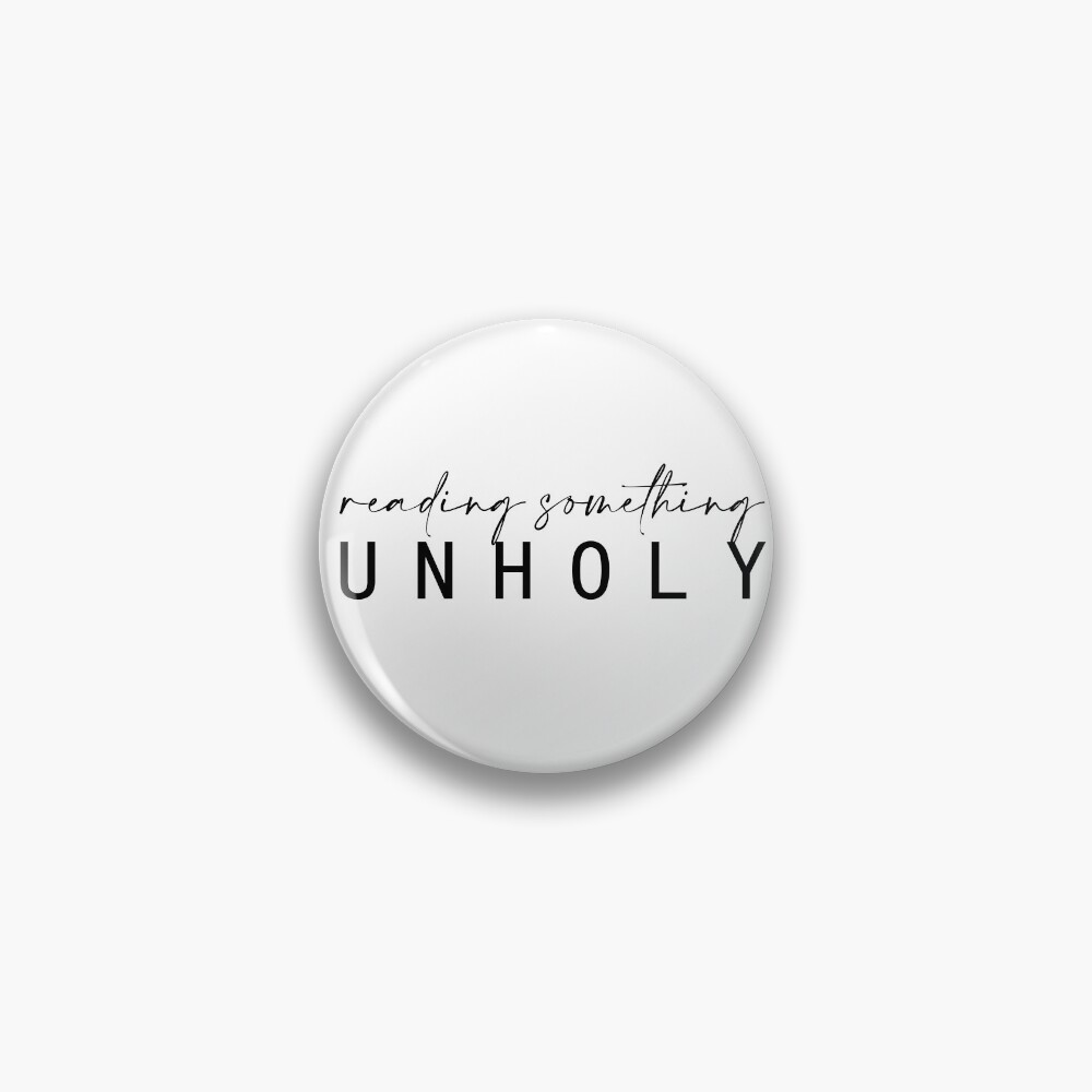 "Reading Something Unholy Book Lover Sticker Bookish Vinyl Laptop Decal ...