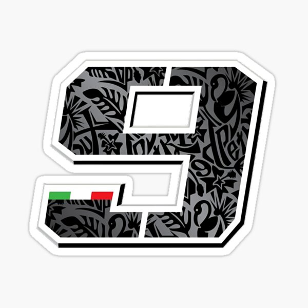 "Danilo Petrucci number 9 Ducati WSBK" Sticker by racefanatic | Redbubble