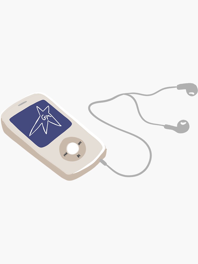 "Gracie abrams mp3 player" Sticker for Sale by sunnyaesthetic | Redbubble
