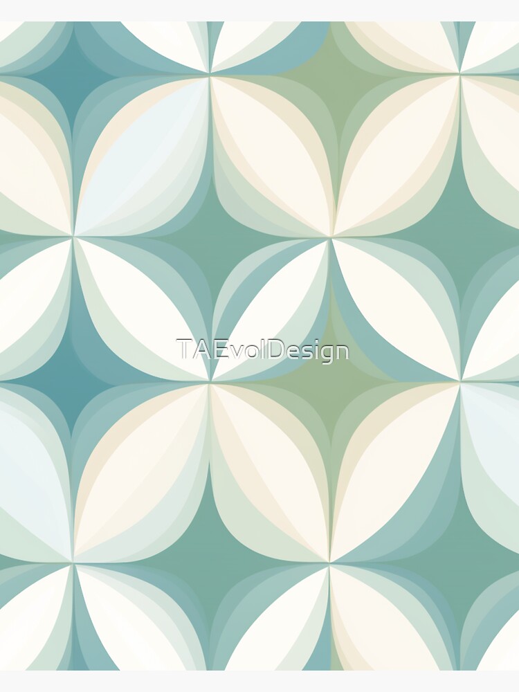 "Soothing Summer Skies: A Pastel Blue Seamless Pattern - N 22" Sticker ...