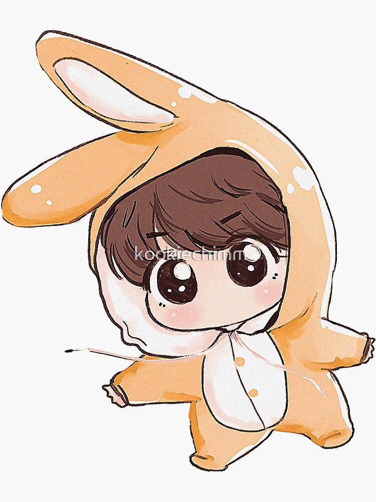 "Little kookie" Sticker for Sale by kookiechimm | Redbubble