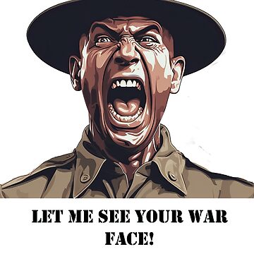 "Motivational Drill Sergeant - Ignite Your Inner Fire" Sticker for Sale ...