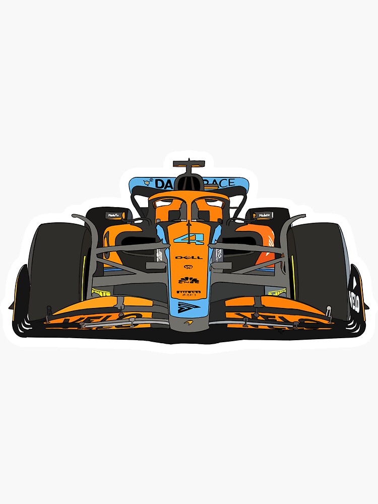 "McLaren Car" Sticker for Sale by art-by-yana | Redbubble