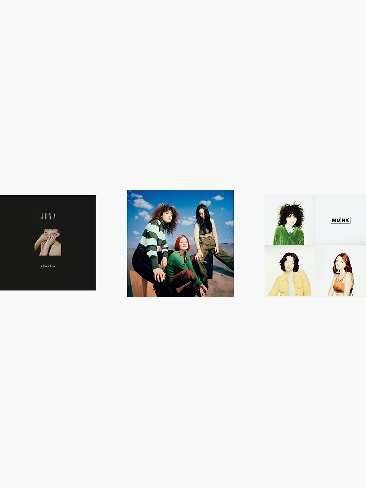 "Muna Album Covers" Sticker for Sale by Cooolstuffff | Redbubble